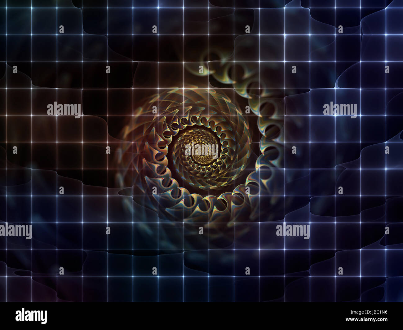 Geometry of Space series. Artistic abstraction composed of conceptual ...