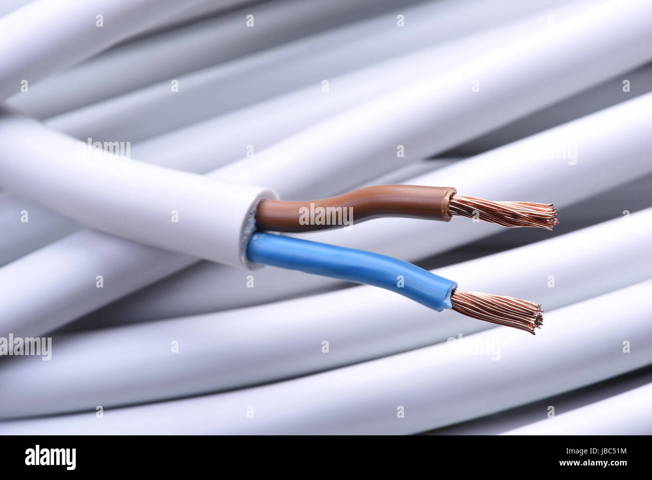 Electrical cable closeup Stock Photo - Alamy