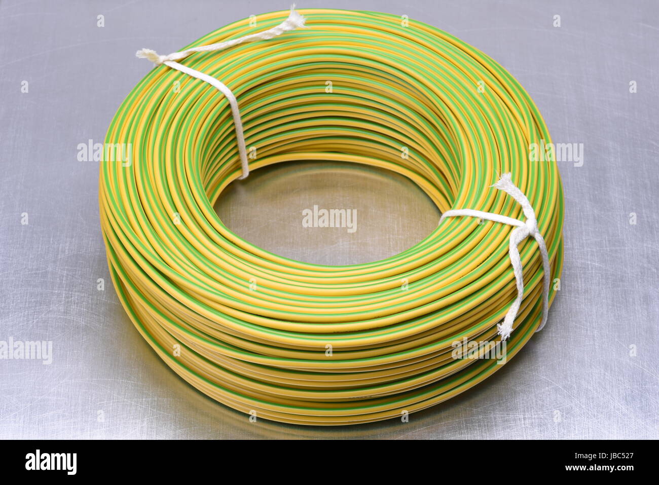 Closeup roll of electric cable Stock Photo - Alamy