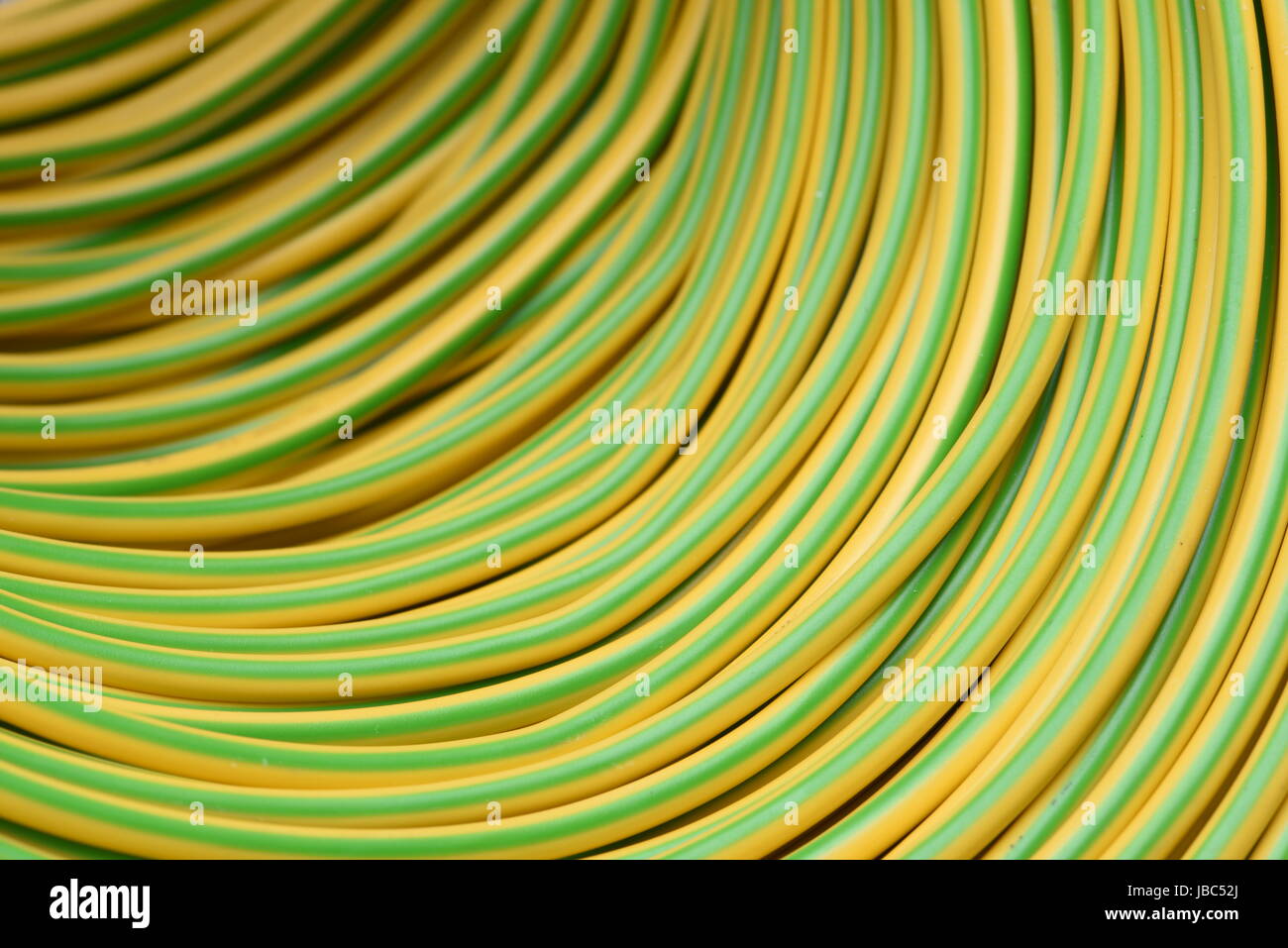 Closeup roll of electric cable Stock Photo - Alamy