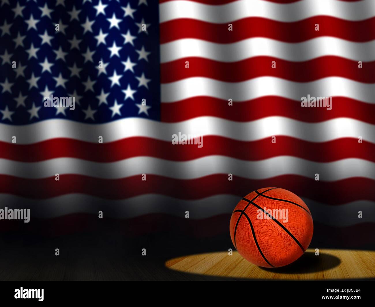 American patriotic basketball hi-res stock photography and images - Alamy