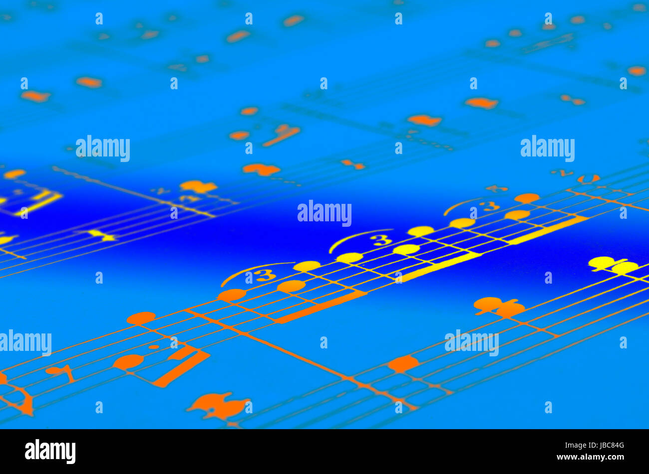 Music notes background hi-res stock photography and images - Alamy