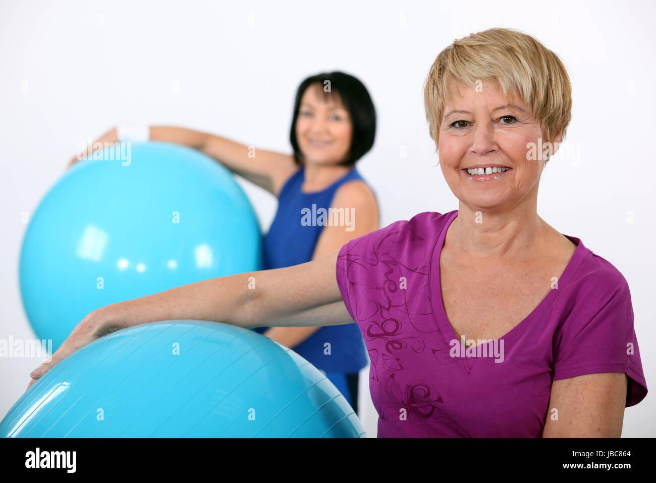 Older women in the gym Stock Photo - Alamy