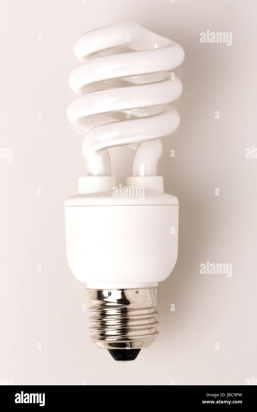 Energy saving fluorescent light bulb (CFL Stock Photo - Alamy