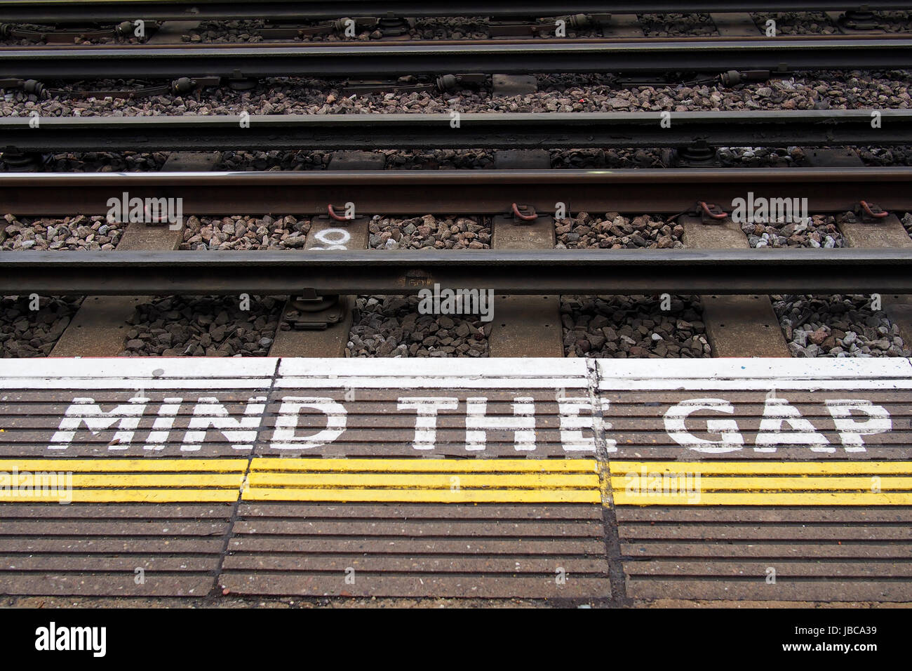 Multiple parallel railway tracks Stock Photo - Alamy