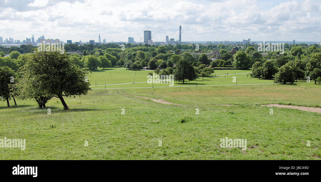 Primrose Hill park in London England UK Stock Photo - Alamy