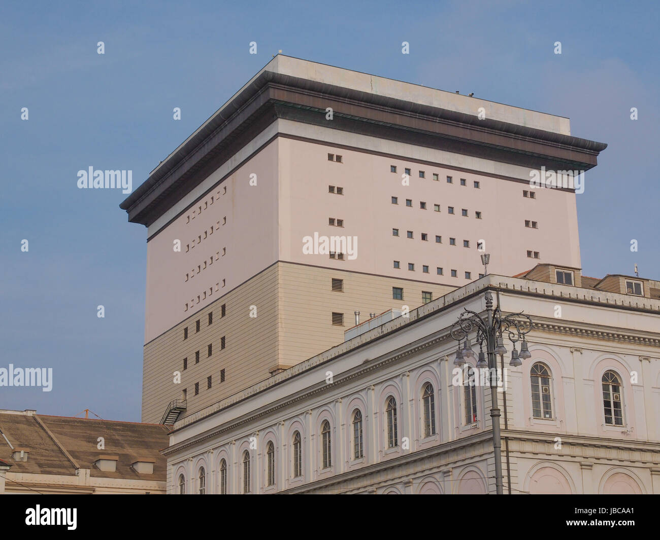 GENOA, ITALY - MARCH 16, 2014: The Teatro Carlo Felice opera house was ...