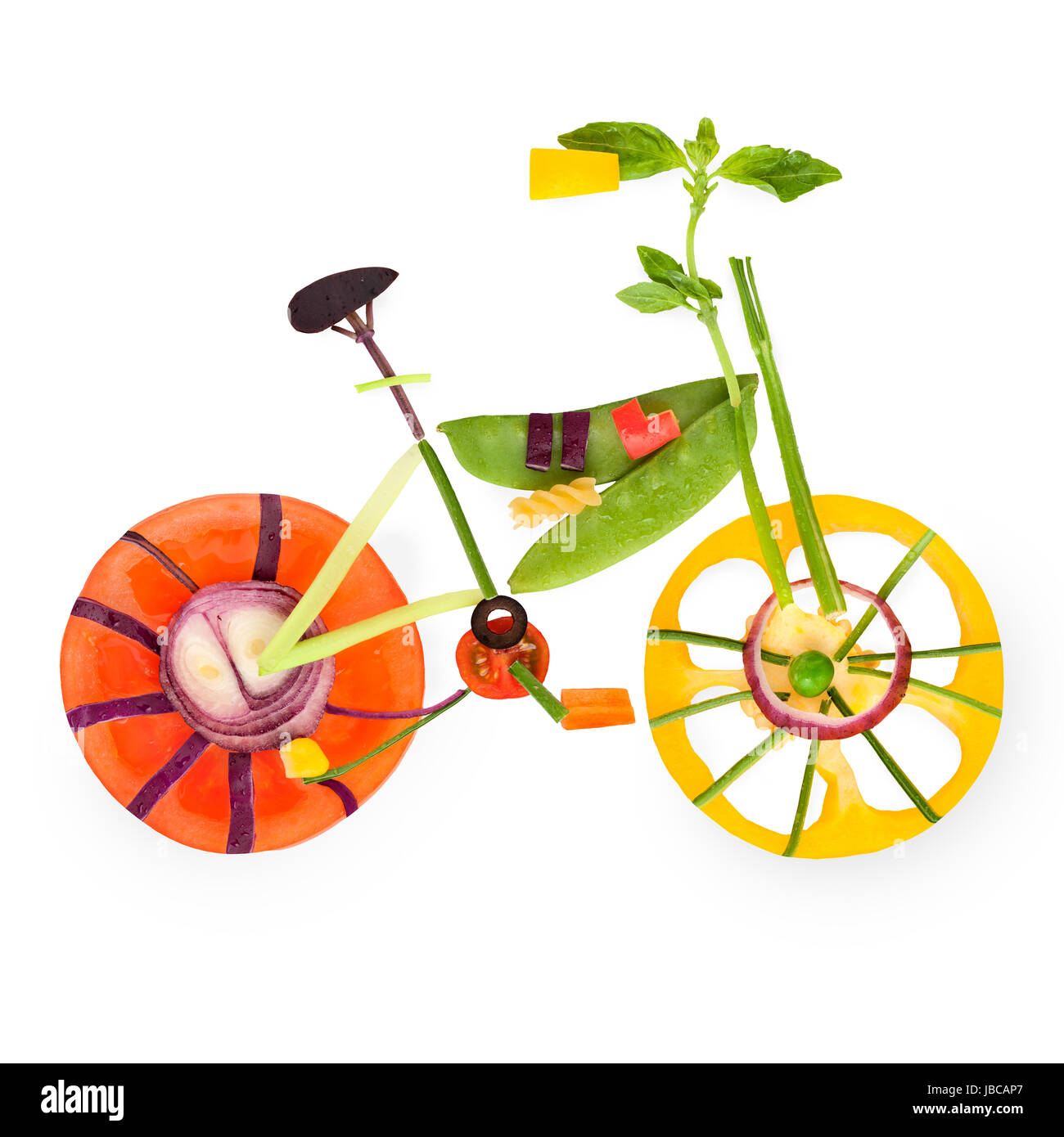 Fresh vegetables bicycling hi-res stock photography and images - Alamy