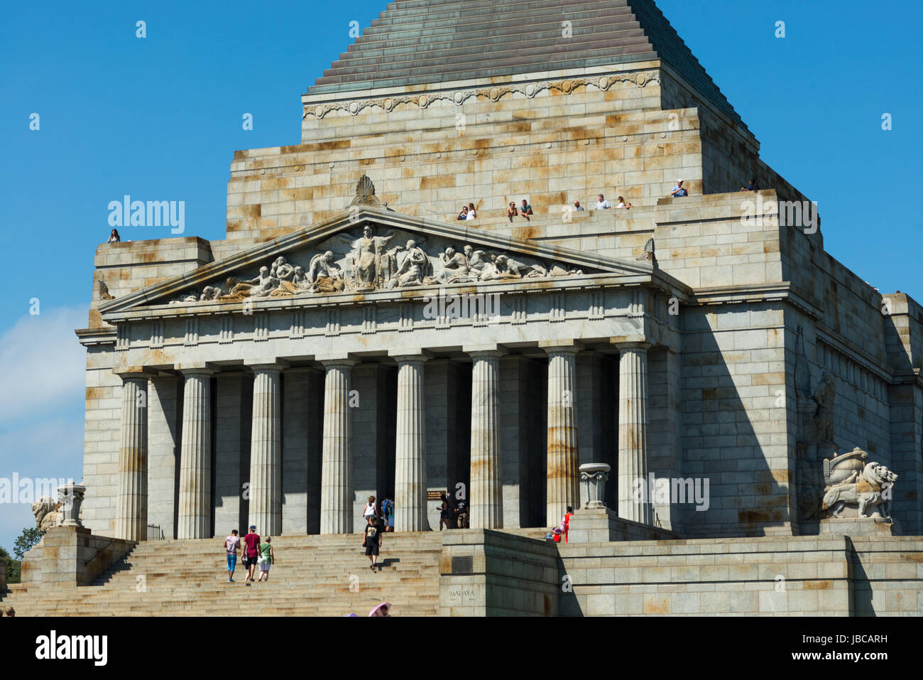 Shrine of Remembrance Melbourne Victoria Australia Stock Photo - Alamy