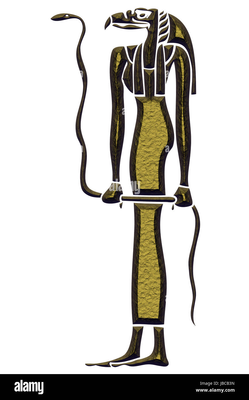 Image of the various gods of ancient Egypt - priestess of God Amon ...