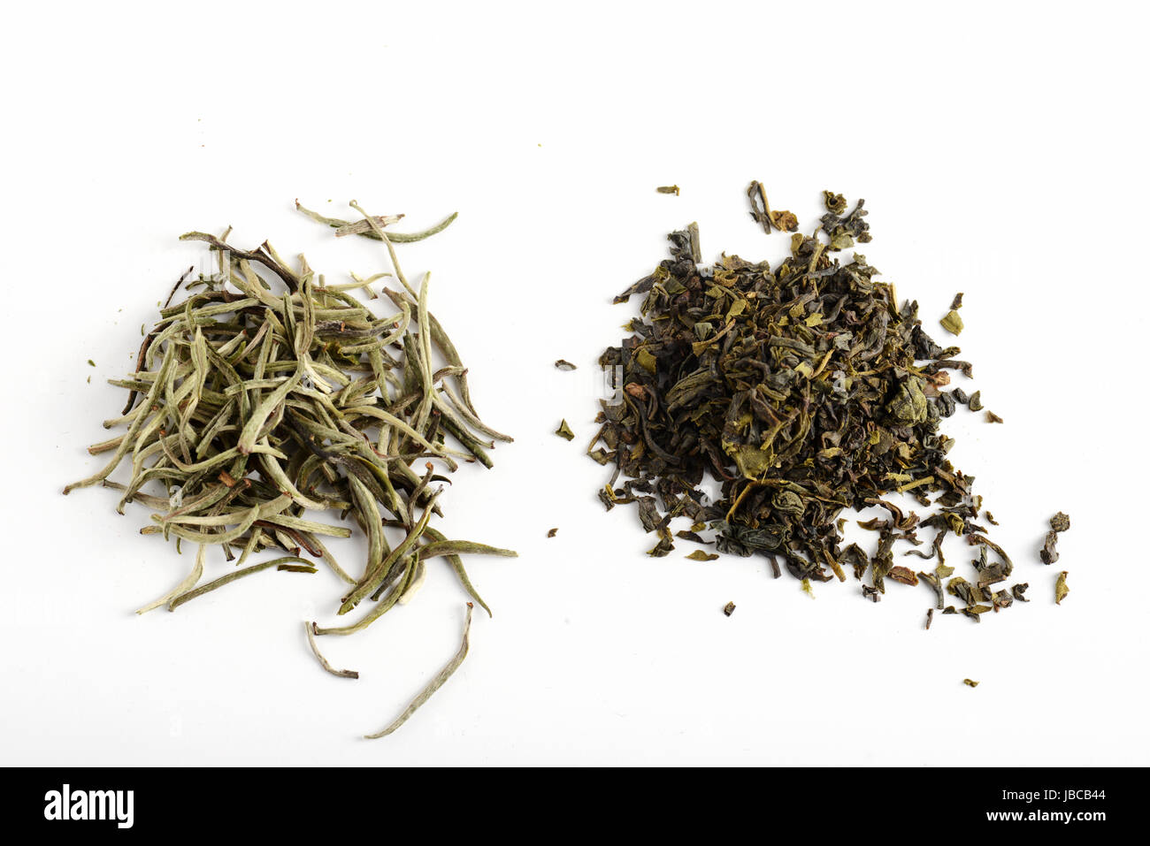 Tea leaves closeup - healthy living Stock Photo - Alamy