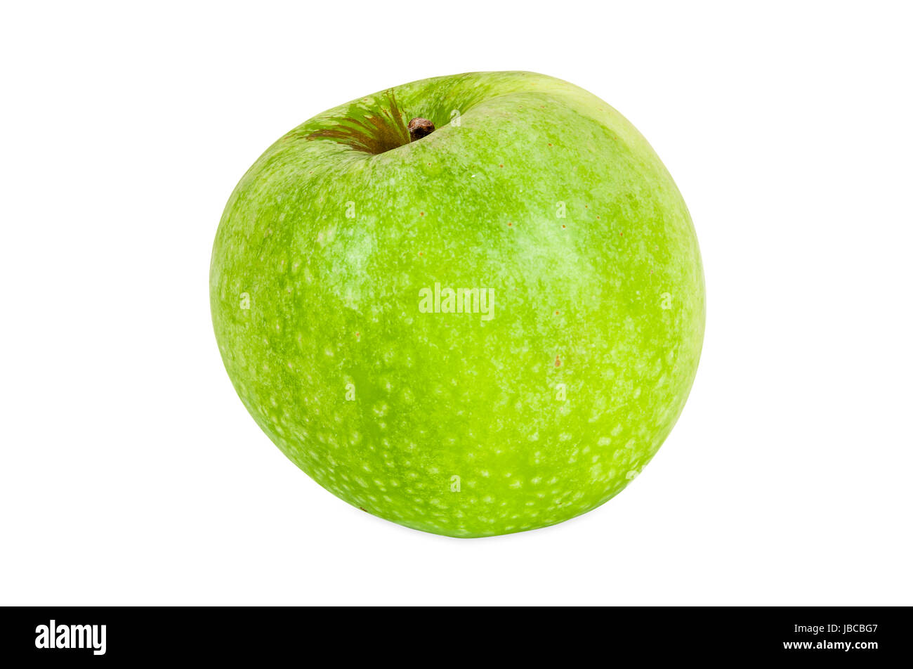 Fresh green apple isolated on white background with clipping path Stock ...