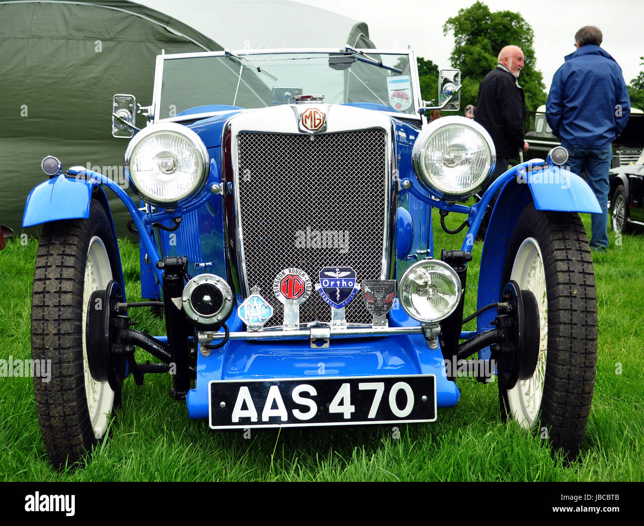 Antique MG Convertible Stock Photo - Alamy