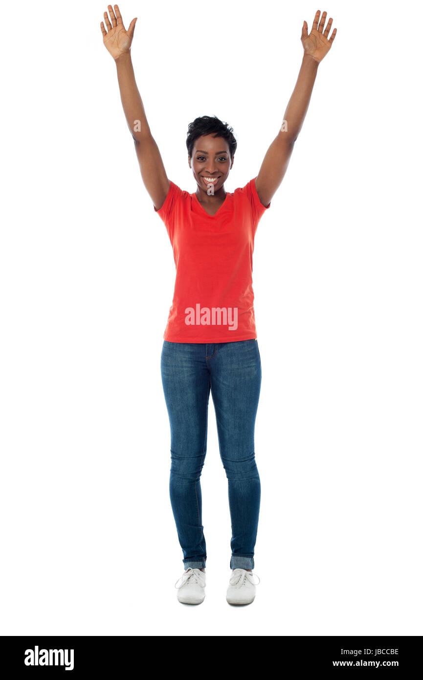 Beautiful middle aged woman arms Cut Out Stock Images & Pictures - Alamy