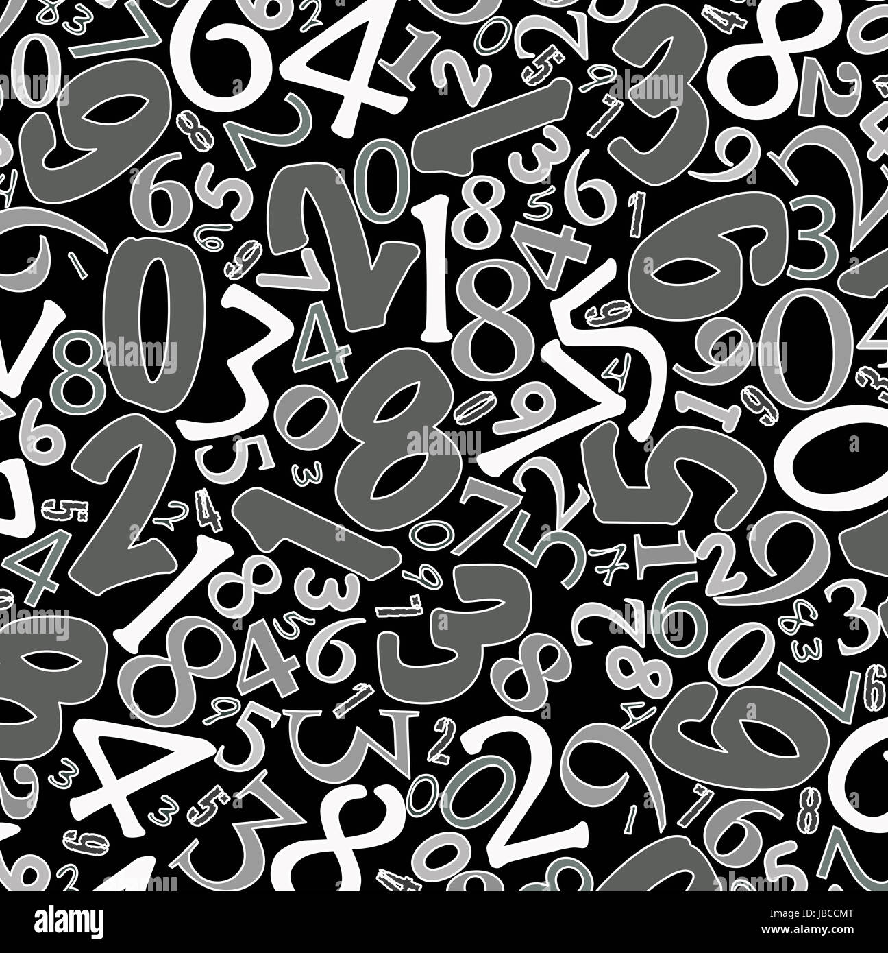 illustration of background with numbers Stock Photo - Alamy