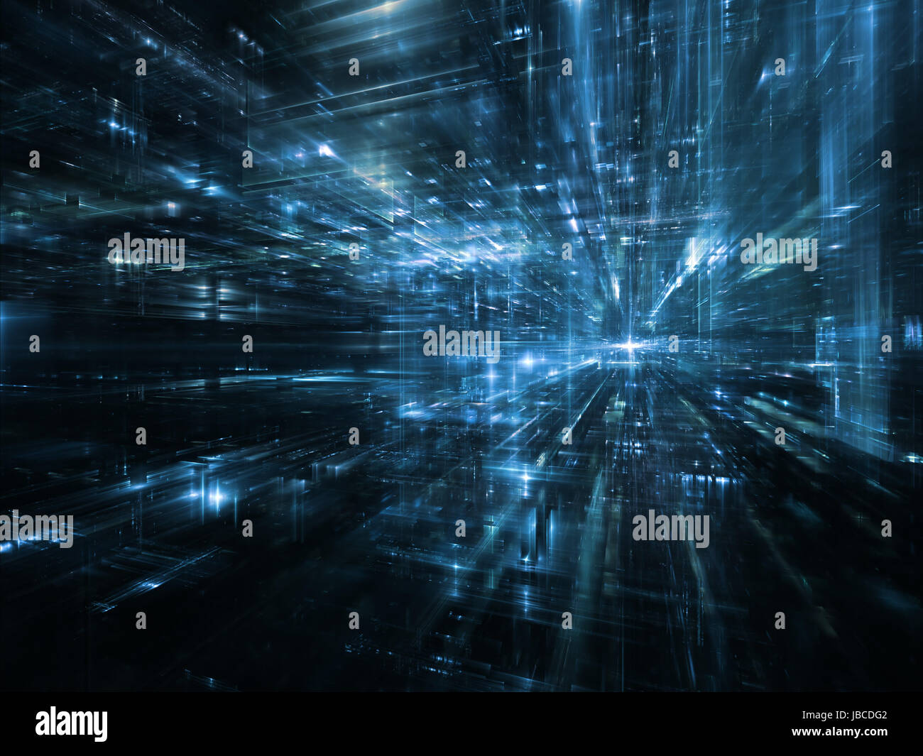 City Lights series. Background design of technological fractal textures ...