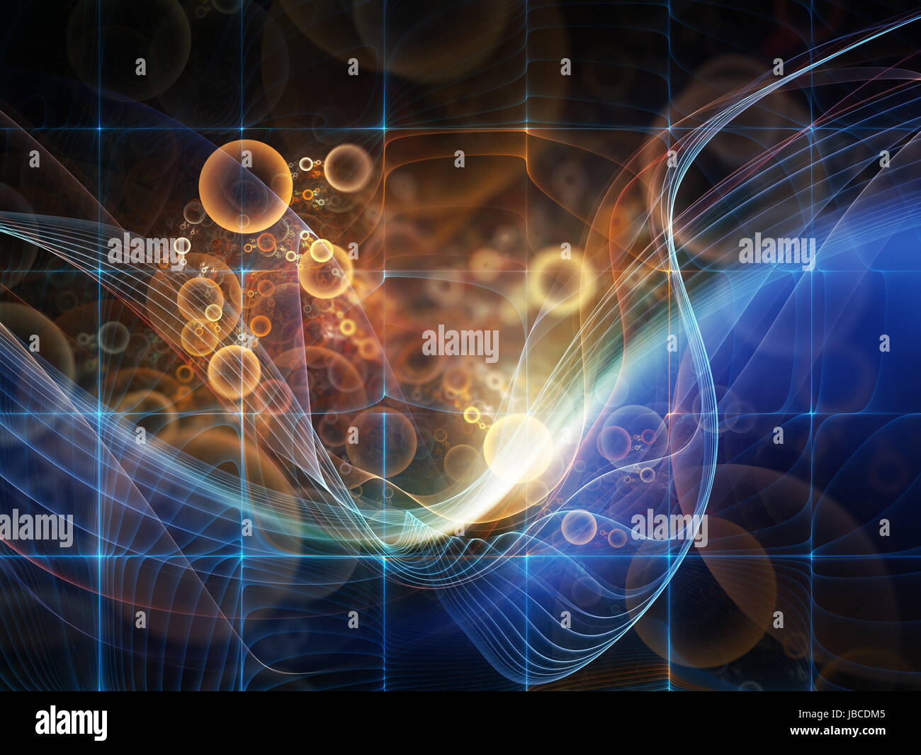 Geometry of Space series. Artistic abstraction composed of conceptual ...
