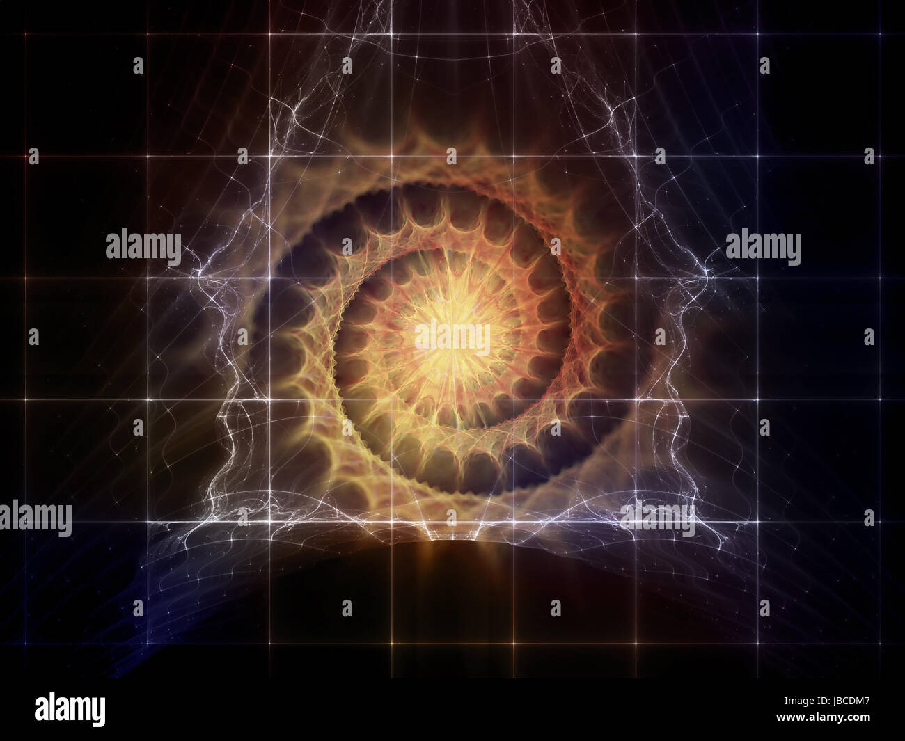 Geometry of Space series. Artistic abstraction composed of conceptual ...