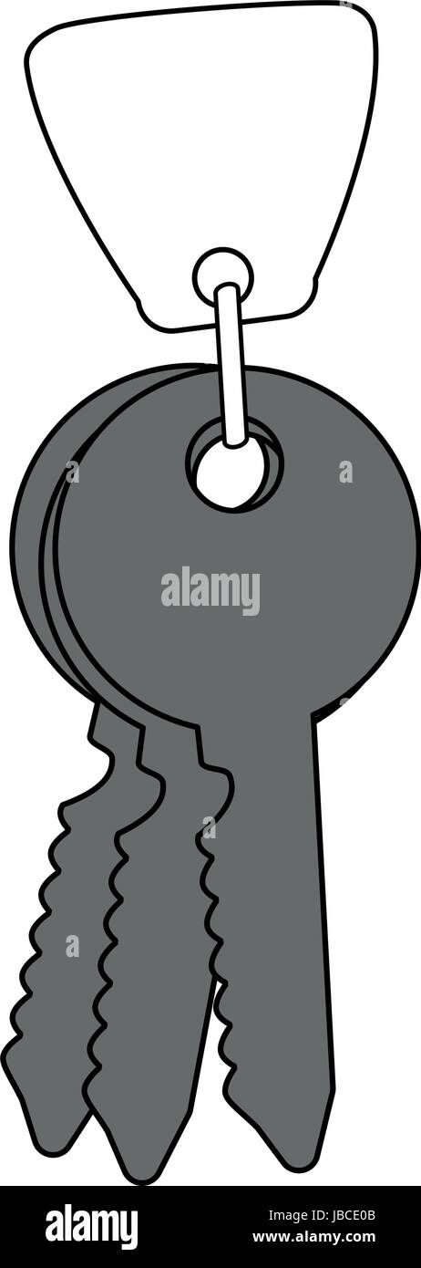 Keys line icon simple Stock Vector Images - Alamy