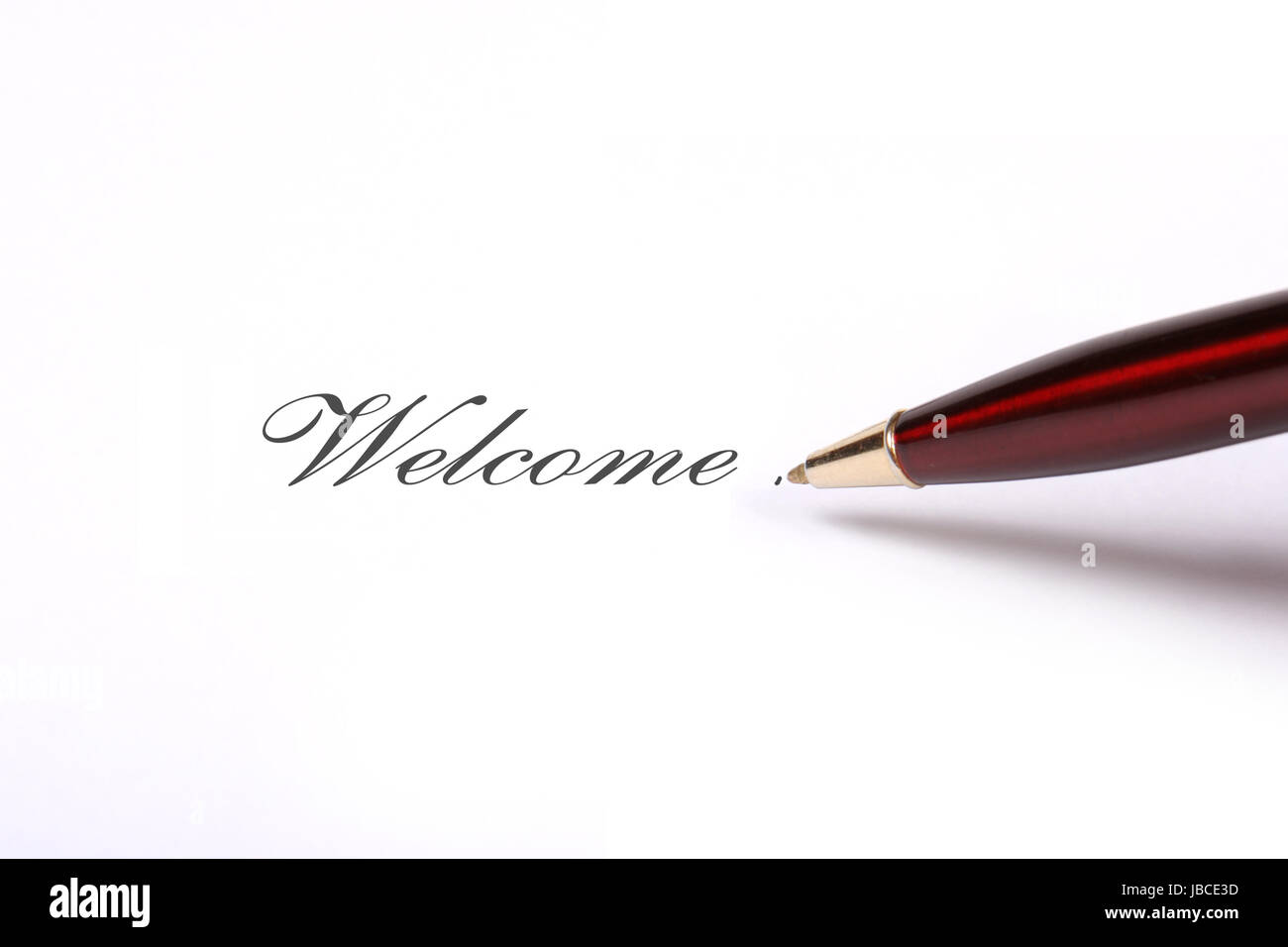 Welcome Note High Resolution Stock Photography and Images - Alamy