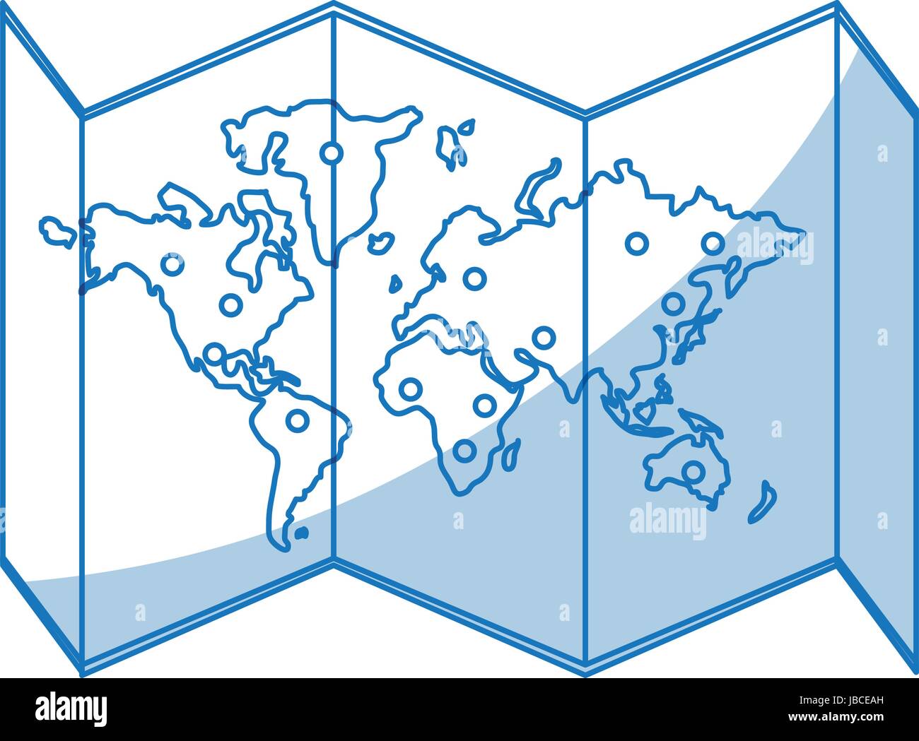 Map vector illustration Stock Vector Image & Art - Alamy