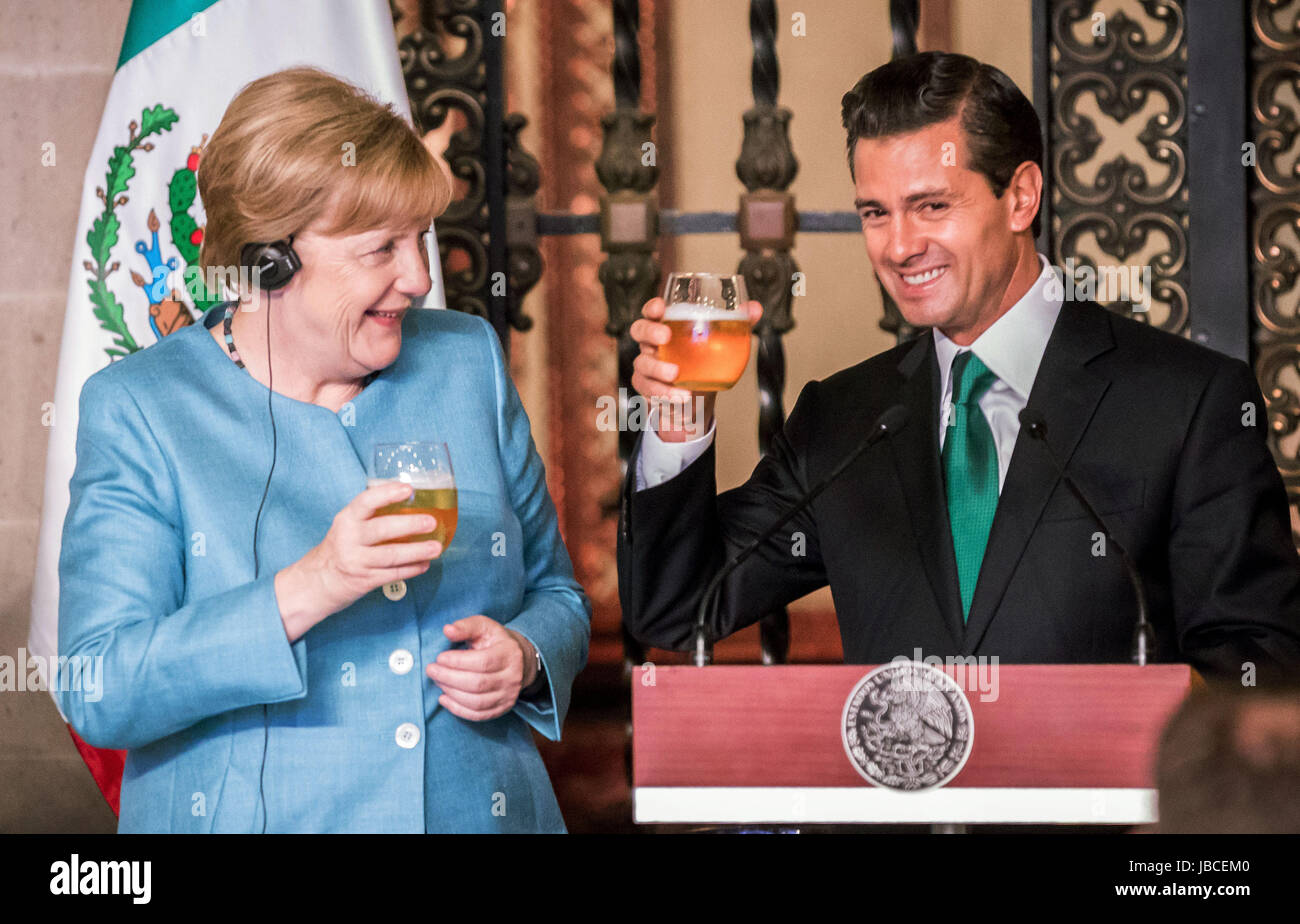 Mexico City, Mexico. 09th June, 2017. Mexico's President Enrique Pena ...