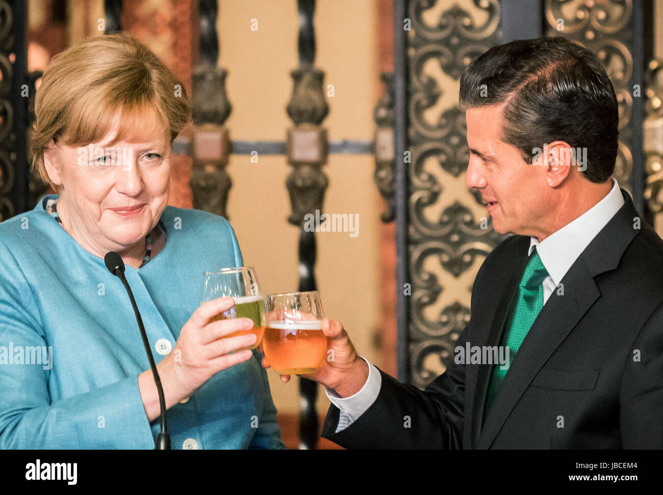 Mexico City, Mexico. 09th June, 2017. Mexico's President Enrique Pena ...