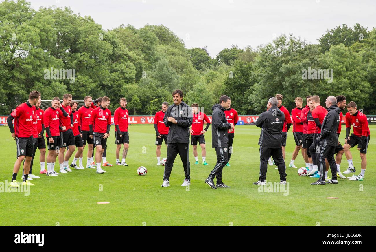 Chris Coleman Wales Football Manager High Resolution Stock Photography ...