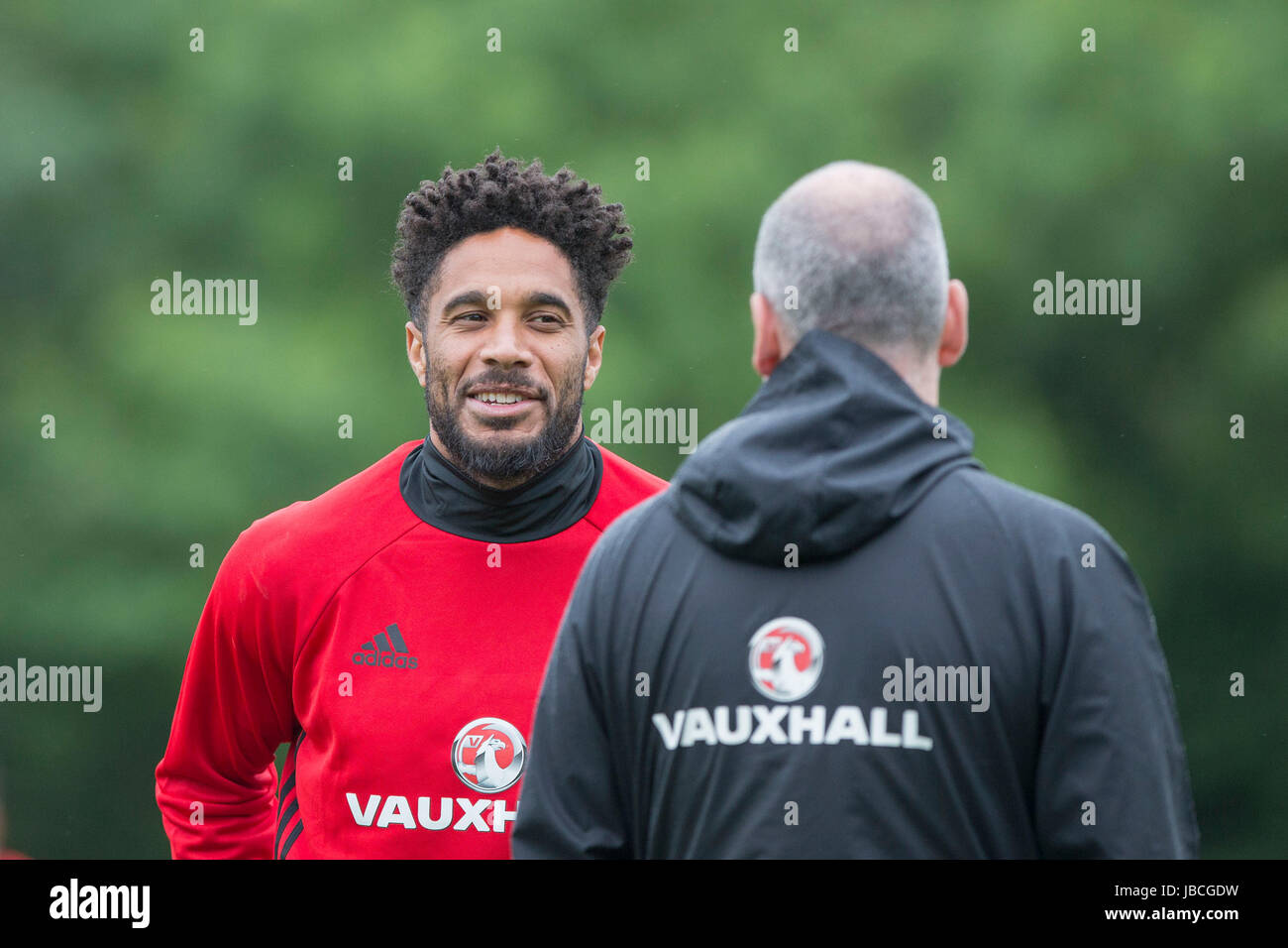 Wales captain ashley williams hi-res stock photography and images - Alamy
