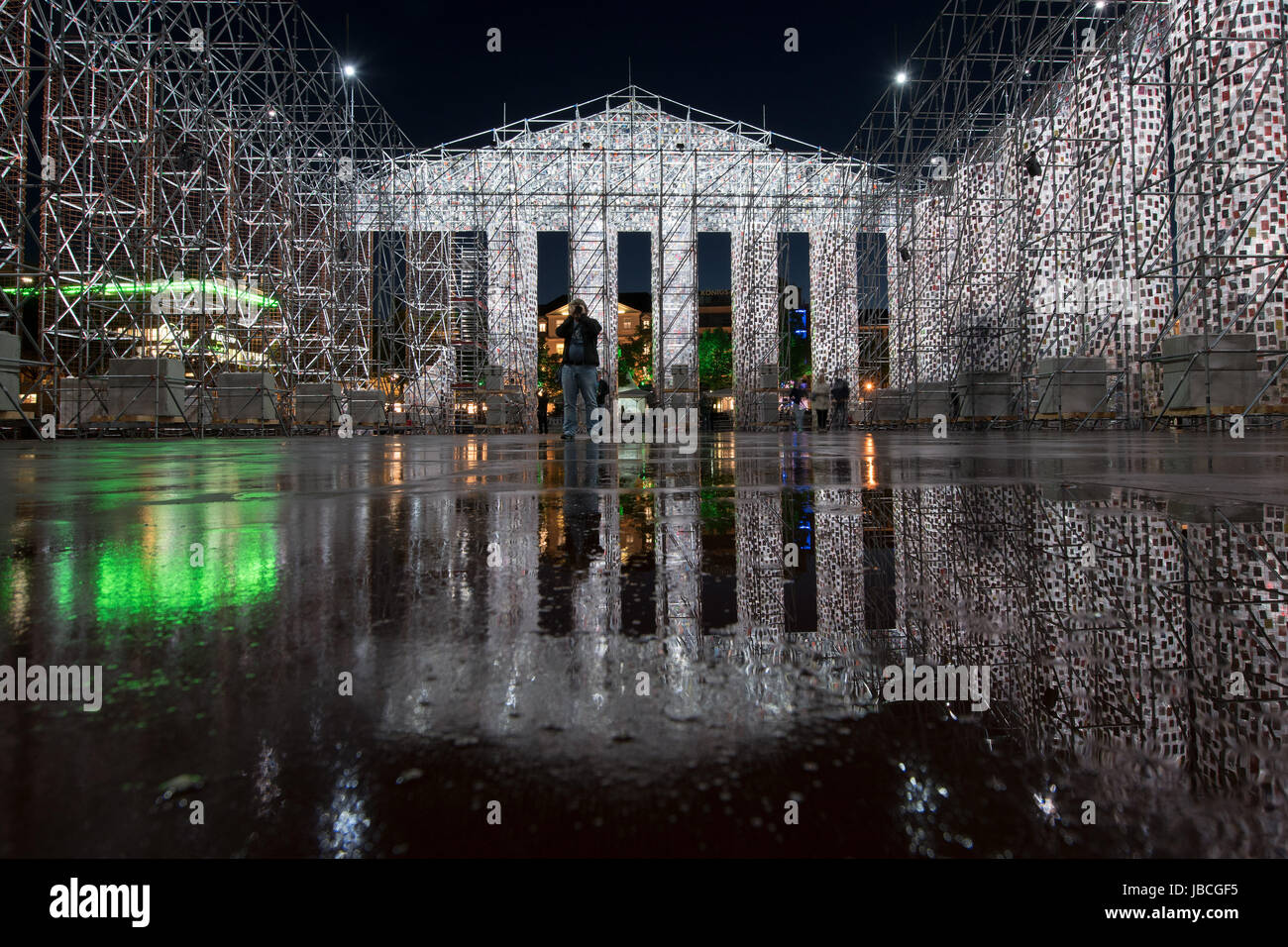 Kassel, Germany. 09th June, 2017. The inside of the illuminated ...
