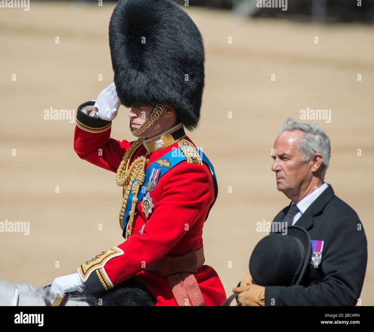 Colonel in chief of the royal irish regiment hi-res stock photography ...