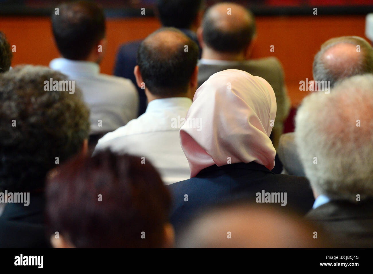 Berlin, Germany. 10th June, 2017. Many people of Turkish origin attend ...