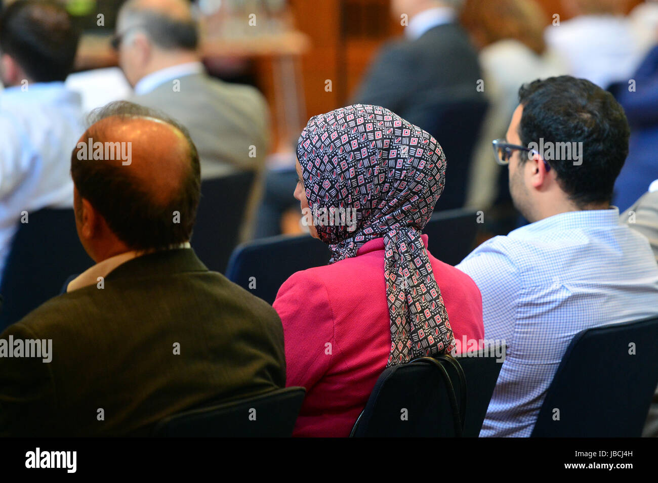 Berlin, Germany. 10th June, 2017. Many people of Turkish origin attend ...