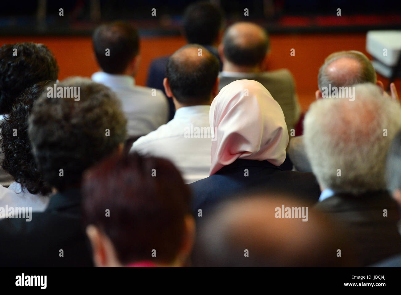 Berlin, Germany. 10th June, 2017. Many people of Turkish origin attend ...