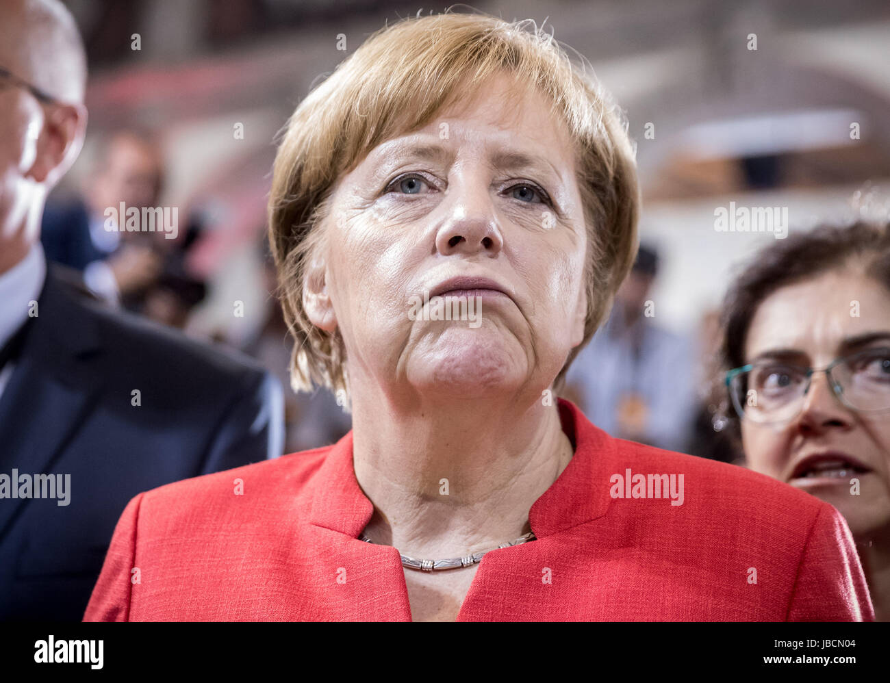 Mexico City, Mexico. 10th June, 2017. German Chancellor Angela Merkel ...