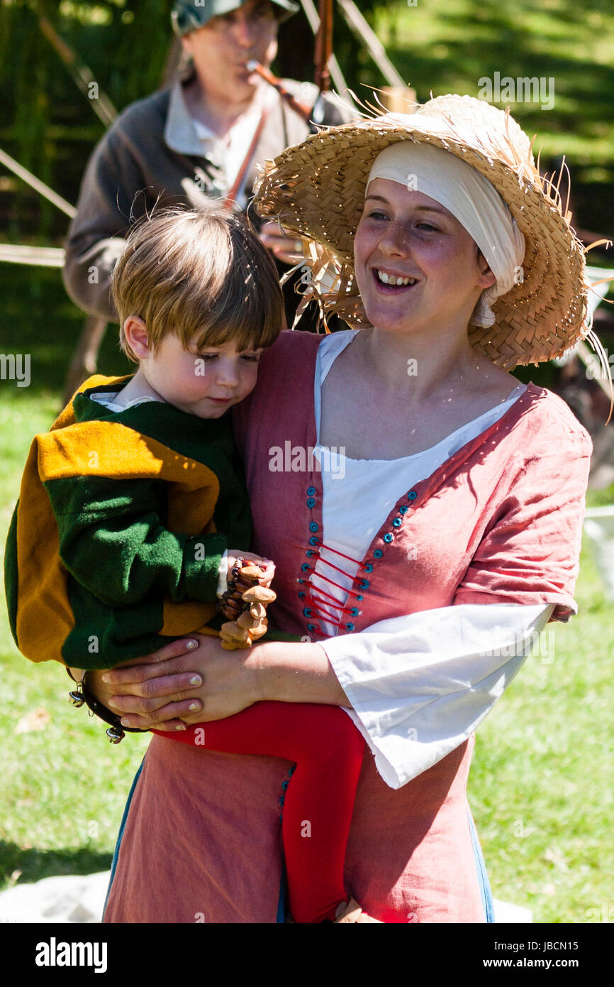 Medieval woman and mother hi-res stock photography and images - Alamy