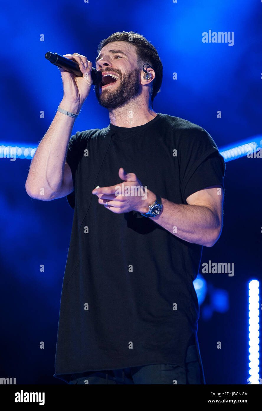Jun. 09, 2017 - Nashville, Tennessee; USA - Singer SAM HUNT performs at ...