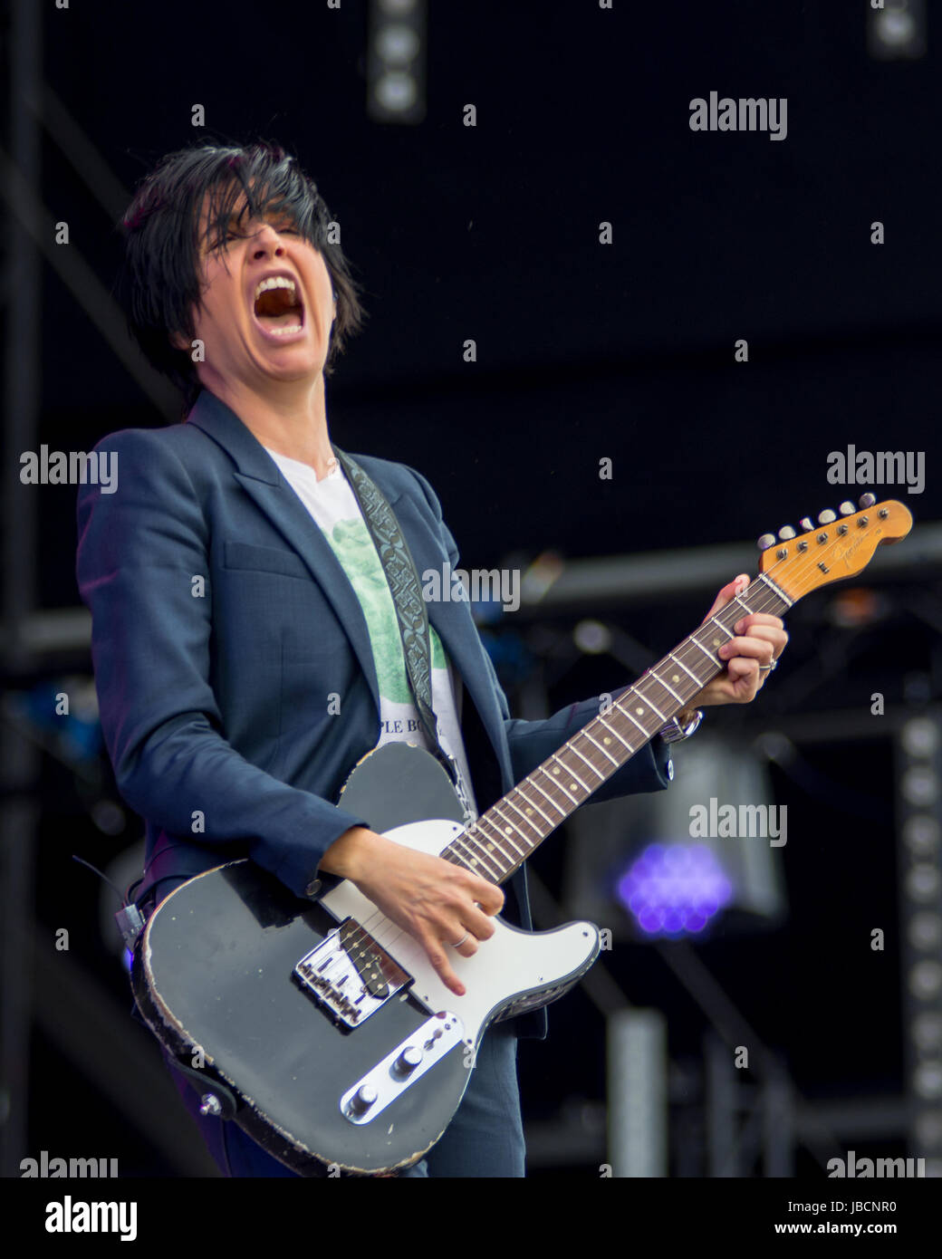 Isle of Wight, UK. 10th June, 2017. Texas rocking the main stage at The ...