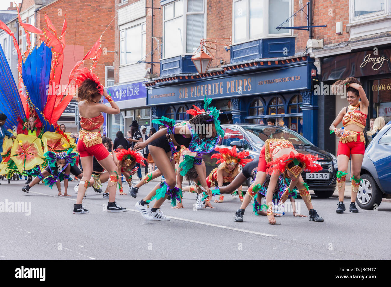 Northampton UK. 10th June 2017. The Carnival’s theme this year is ...