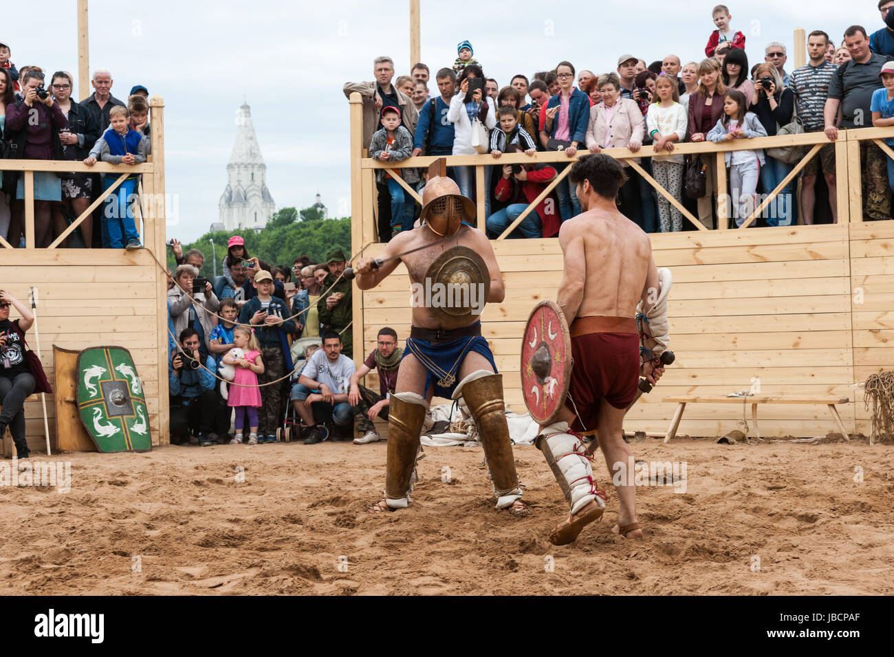 Gladiator Fight Reenactment High Resolution Stock Photography and ...