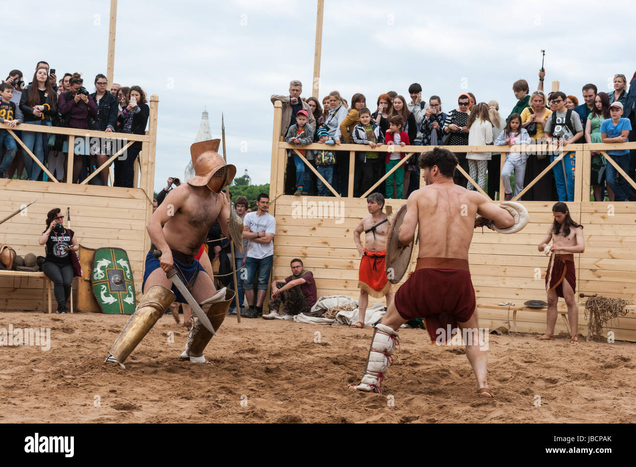 Gladiator battles hi-res stock photography and images - Alamy