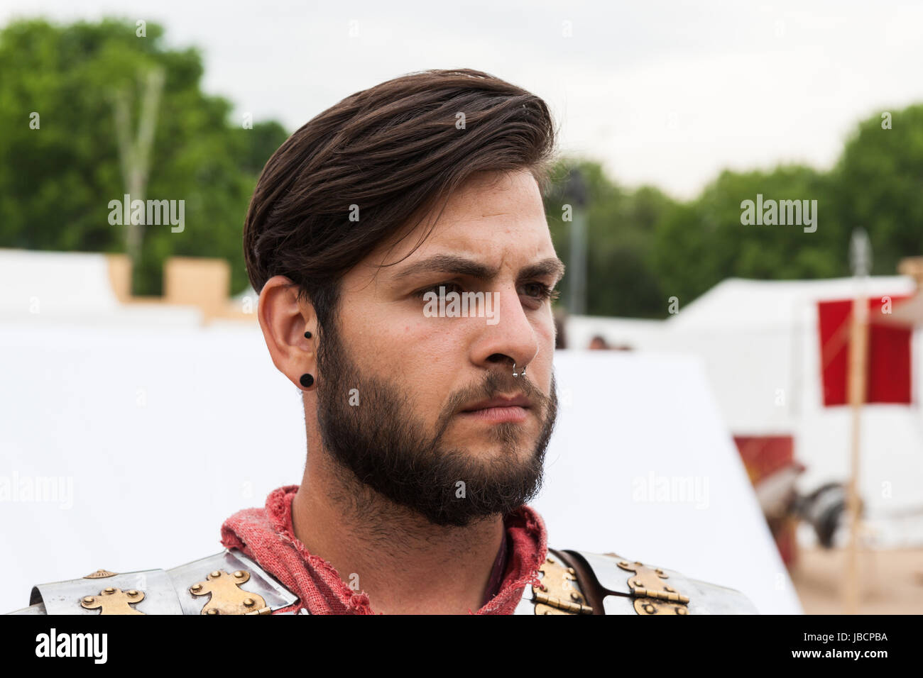 Roman soldier in uniform reenactment hi-res stock photography and ...