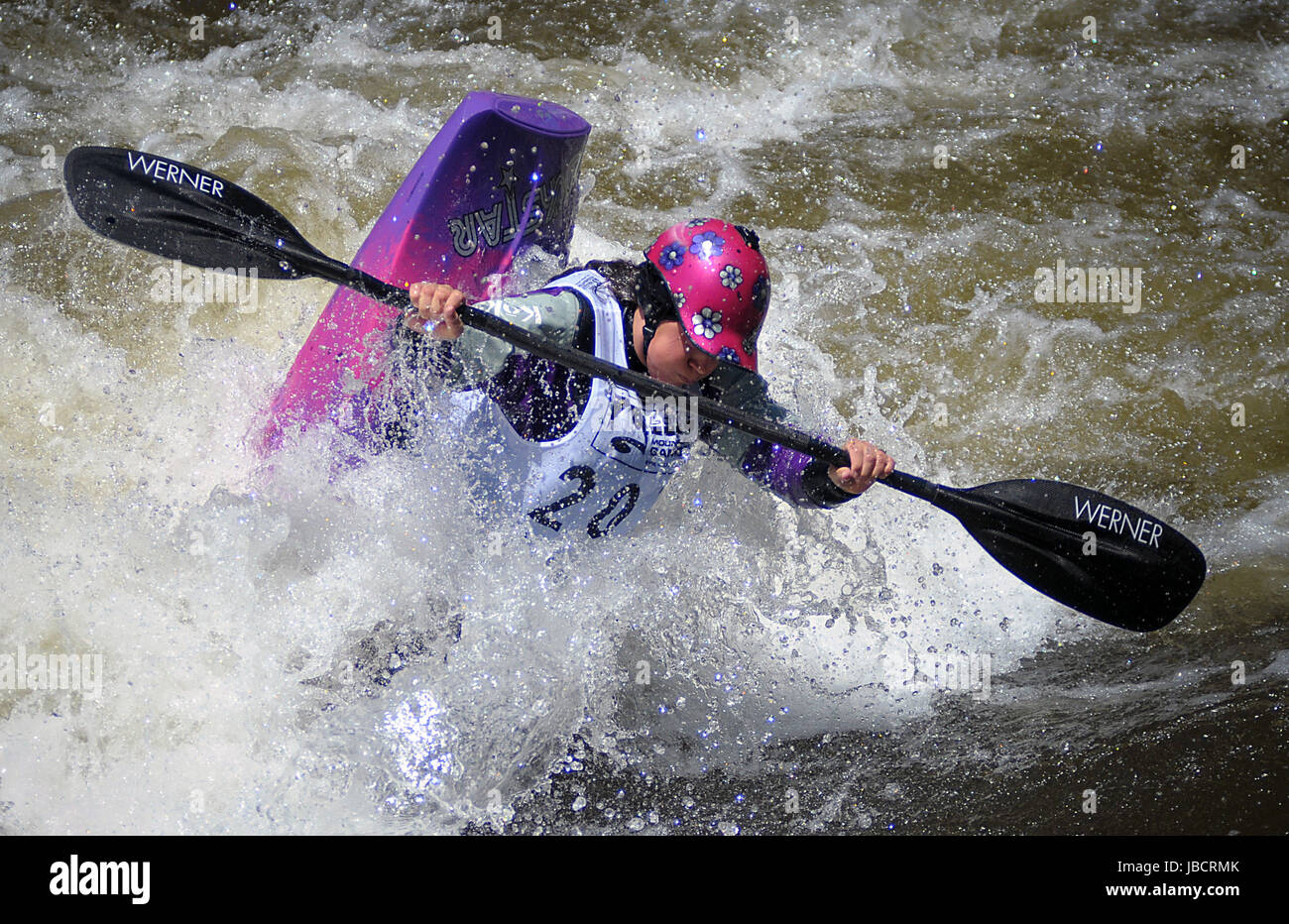 Vail, Colorado, USA. 9th June, 2017. Current World Champion, Emily ...