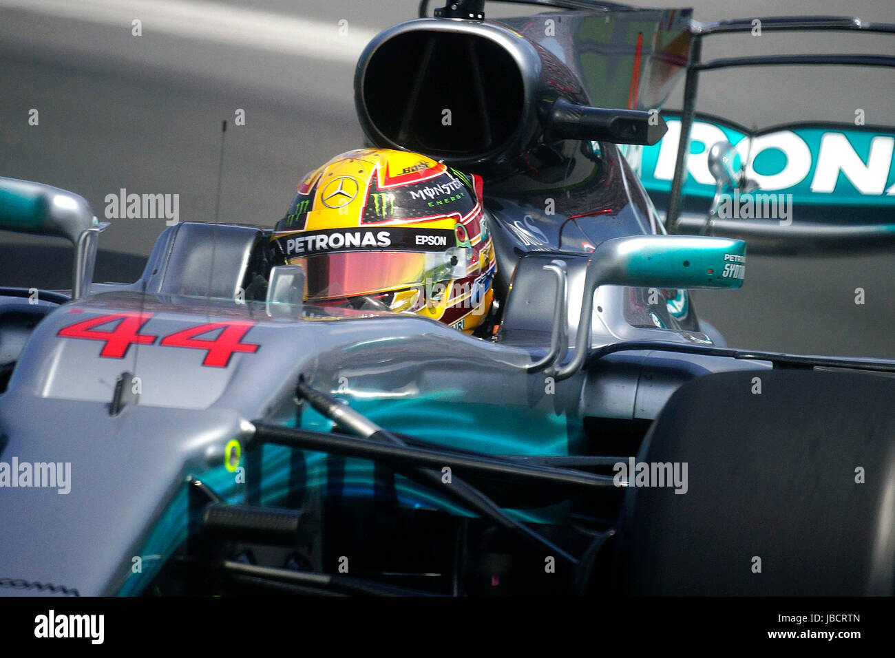 The helmet of lewis hamilton hi-res stock photography and images - Alamy