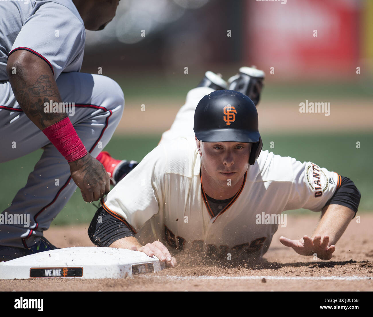 San Francisco, California, USA. 10th June, 2017. San Francisco Giants ...