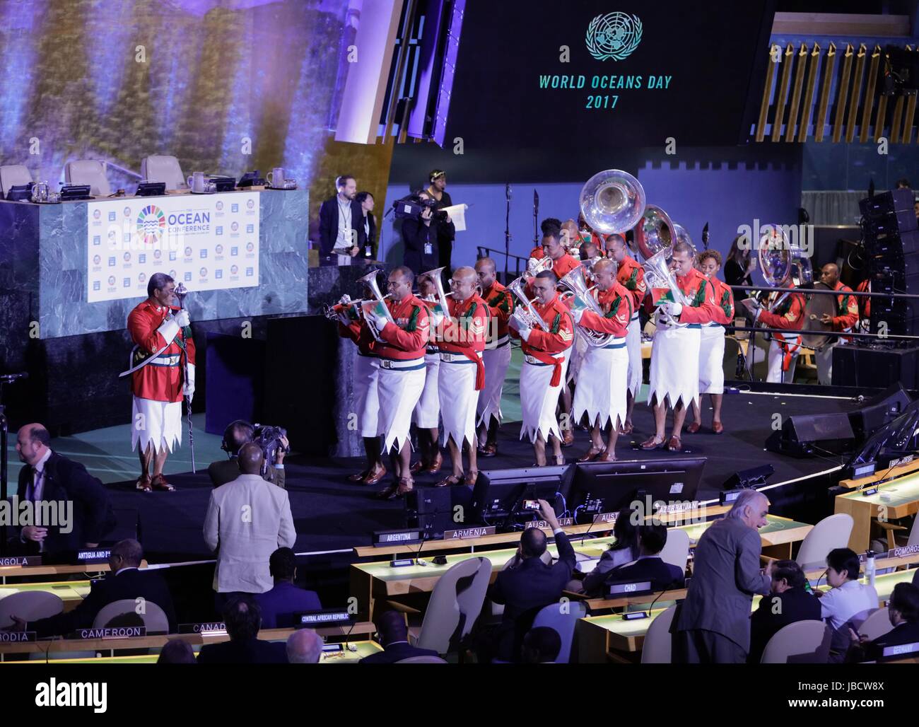 United Nations, New York, USA, June 08 2017 - Republic of Fiji Military ...