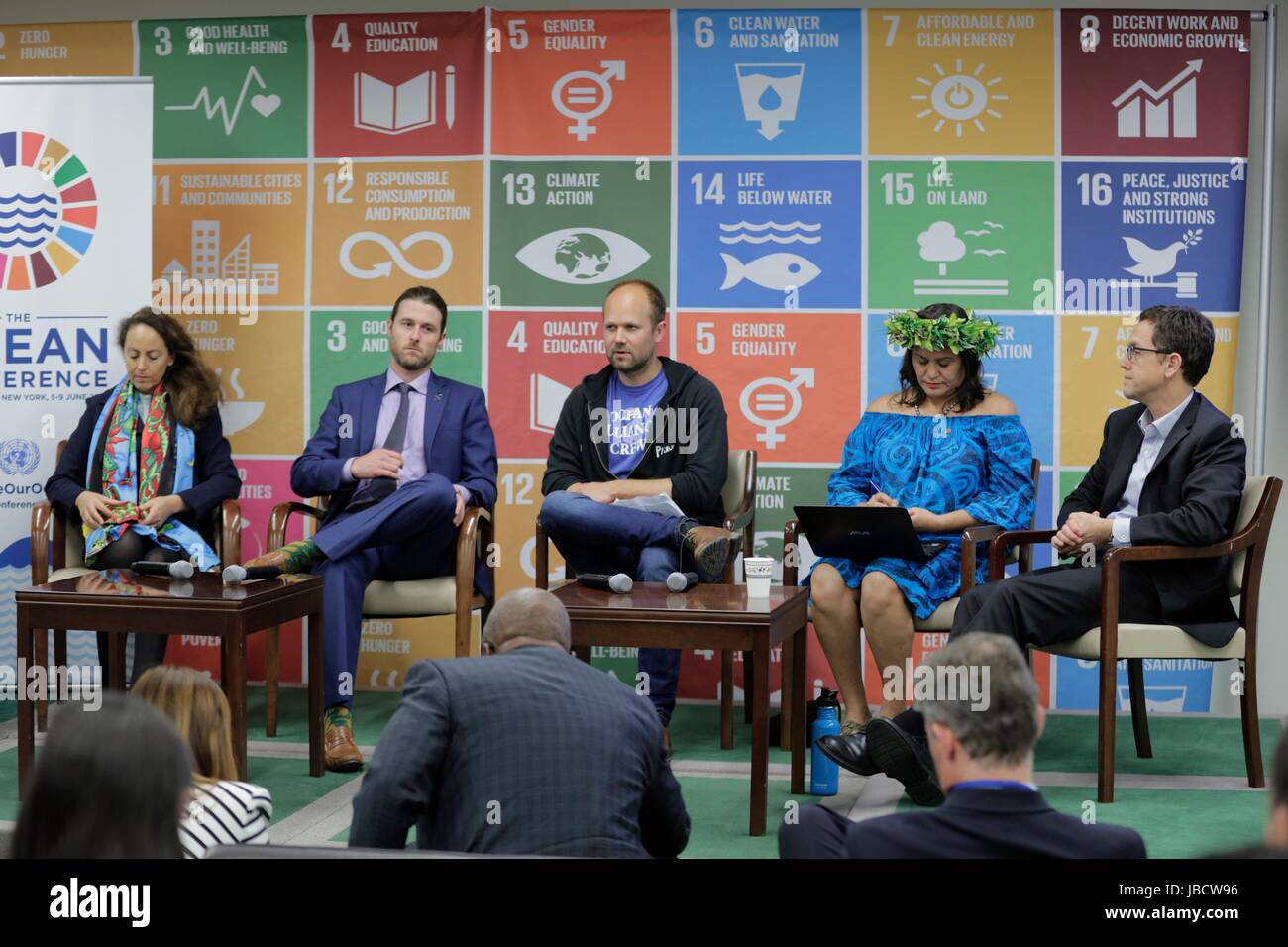 United Nations, New York, USA, June 08 2017 - Andy Rogan & Iain Kerr ...