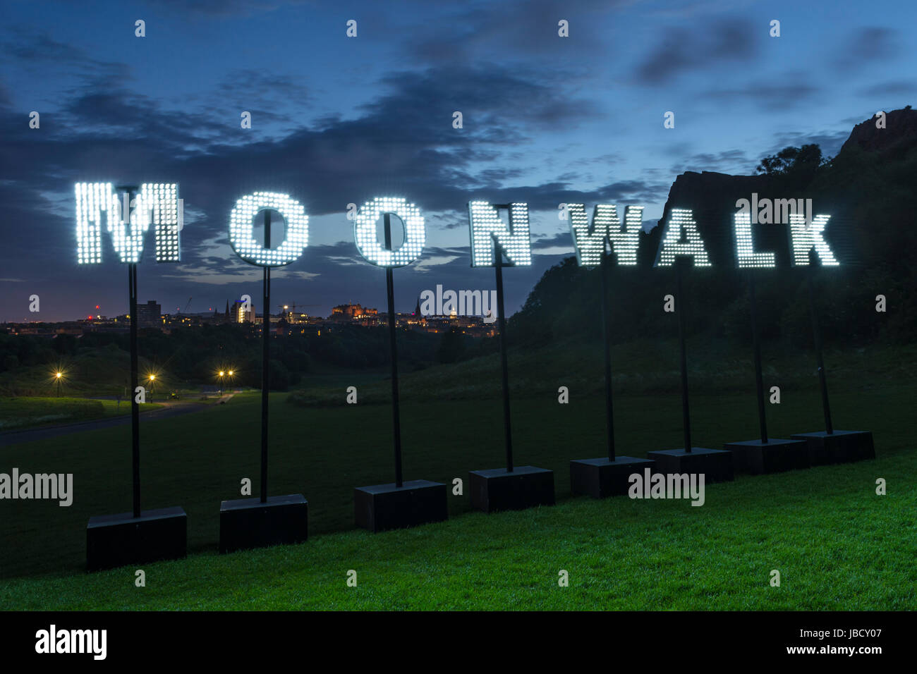 Moonwalk scotland hi-res stock photography and images - Alamy