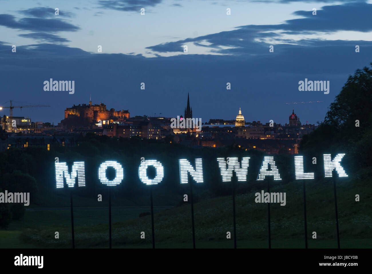 Moonwalk edinburgh hi-res stock photography and images - Alamy