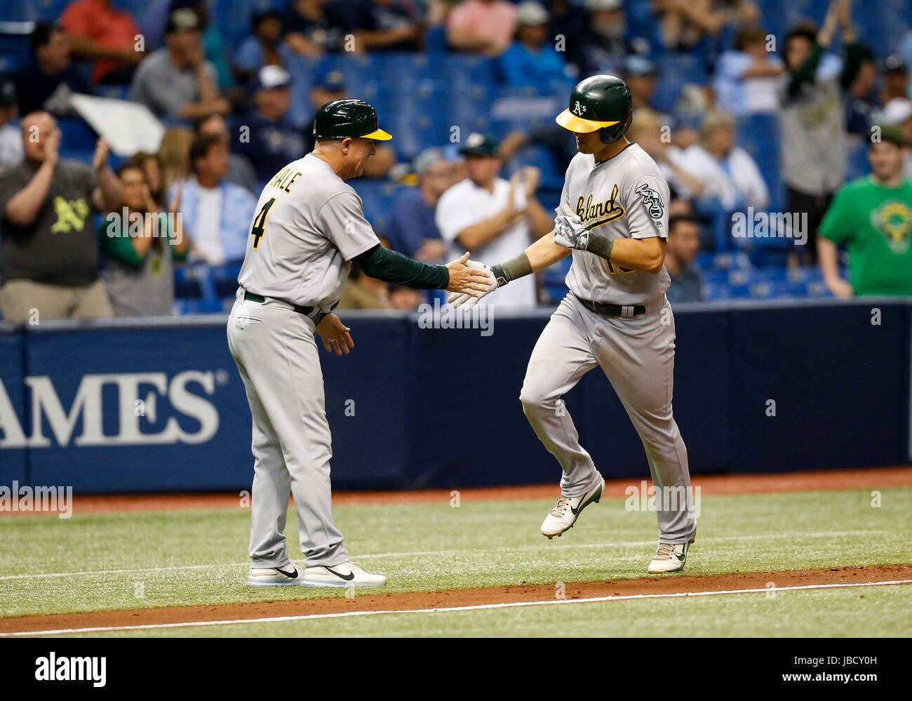 Florida, USA. 10th June, 2017. LOREN ELLIOTT | Times .Oakland Athletics ...